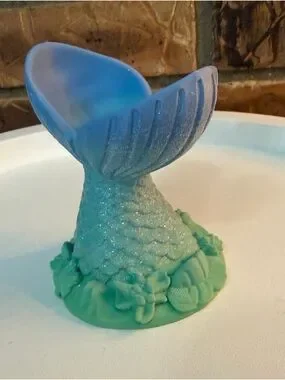 Hand Crafted | Jewelry | Hand Crafted 3d Printed Blue And Green Mermaid ...
